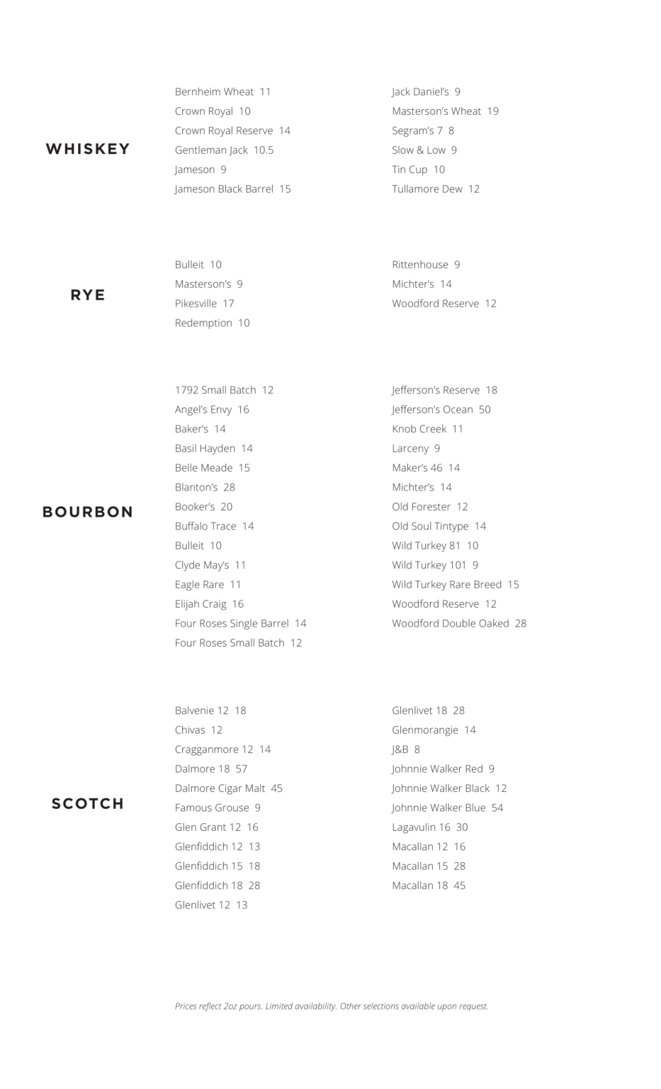 Wine & Cocktails - Char Restaurant